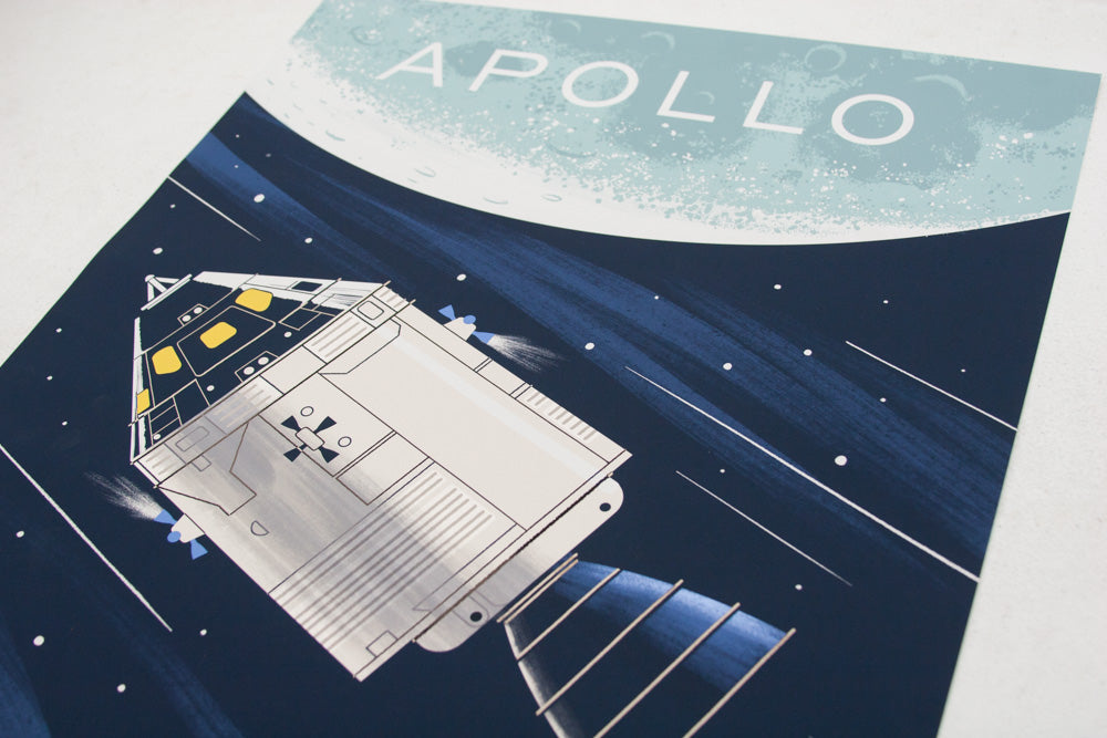 Apollo NASA Mission Poster - Familytree