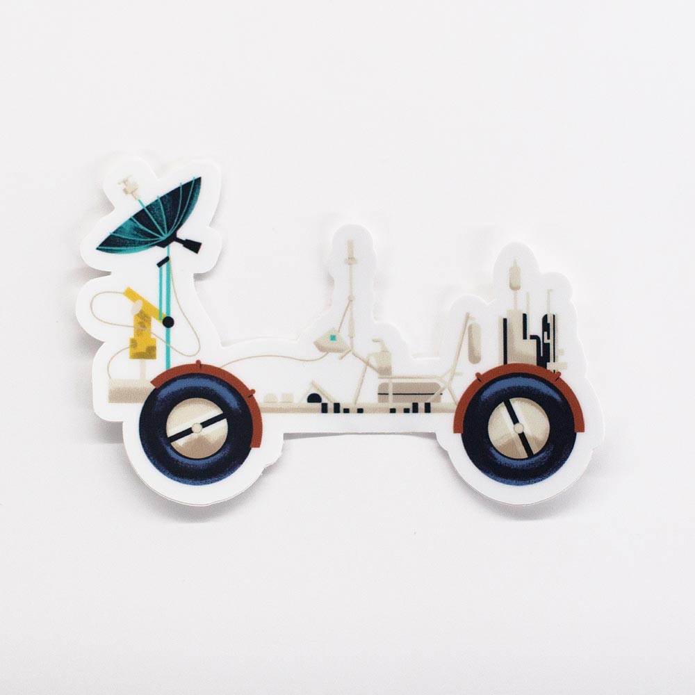 Lunar Rover Sticker - Familytree