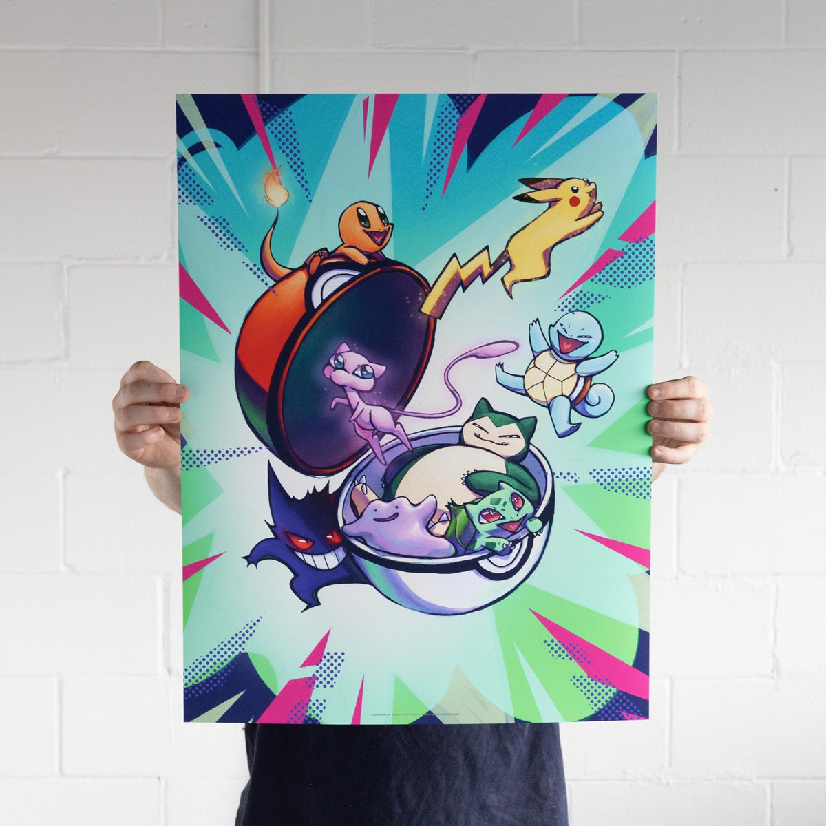 Pokemon Gen 1 Print - Familytree