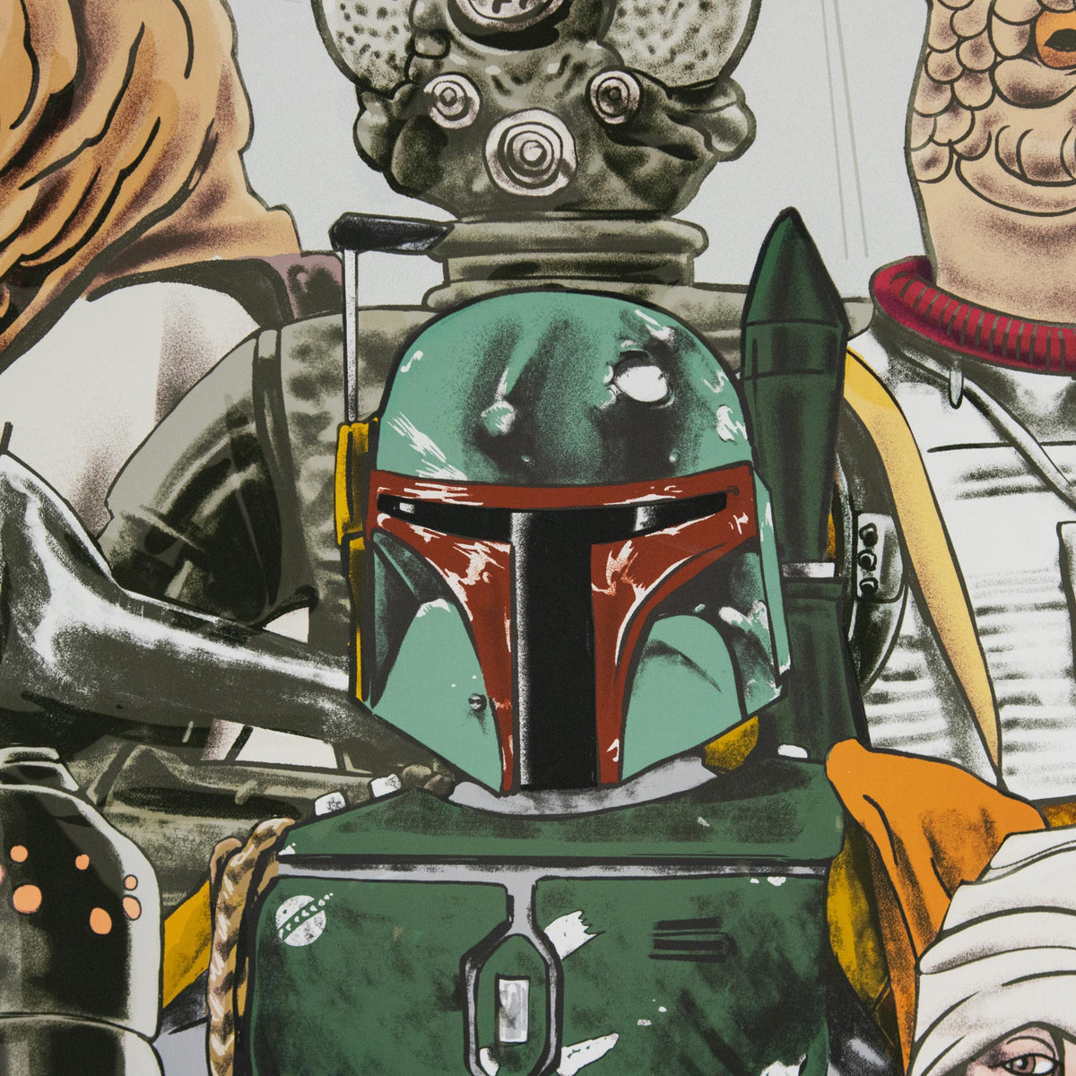 Star Wars Empire Strikes Back Boba Fett Print - Familytree